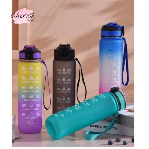 Jual Botol Motivasi Rainbow Botol Minum 1Liter Botol Minum Anti Pecah ...
