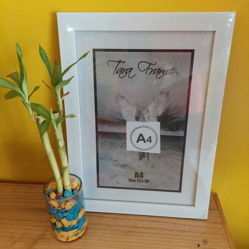 Jual Frame Foto Tara Frame Ukuran A4 (21x30) Minimalis Warna Hitam - 5R ...