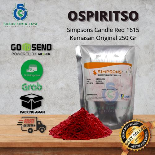Jual Ospiritso Candle Red 1615 Pewarna merah basis minyak / solvent 250 ...