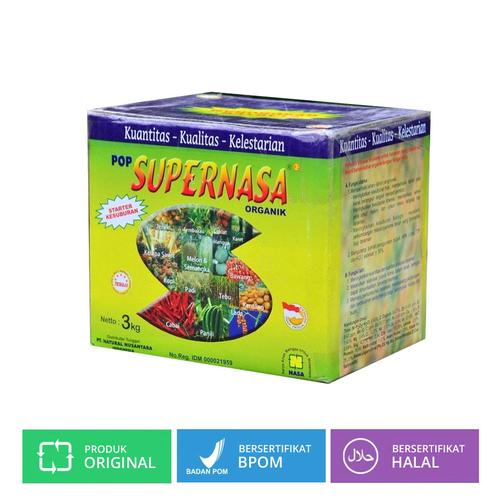 Jual Supernasa kemasan 3kg pupuk organik untuk segala tanaman - Jakarta ...