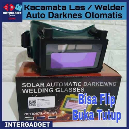 Jual Kacamata Las Auto Darkening Otomatis Gelap Terang / Kaca Mata Las ...
