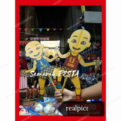 Jual wayang upin ipin, wayang mainan,wayang karakter,boneka wayang ...