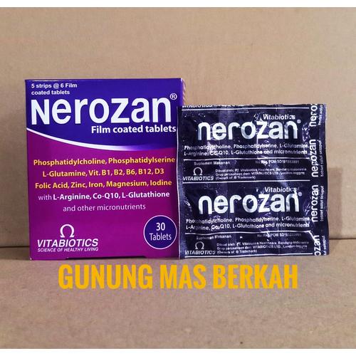 Jual Nerozan Tablet - Suplement untuk daya ingat dan insomnia - per ...