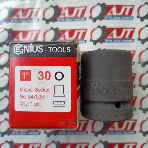 Jual Impact Socket 1" 1inch ukuran 30mm GENIUS TOOLS 847030 - Kab ...
