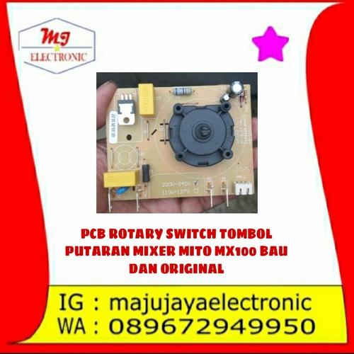 Jual PCB Rotary Switch Tombol Putaran Mixer Mito MX100 Baru dan ...