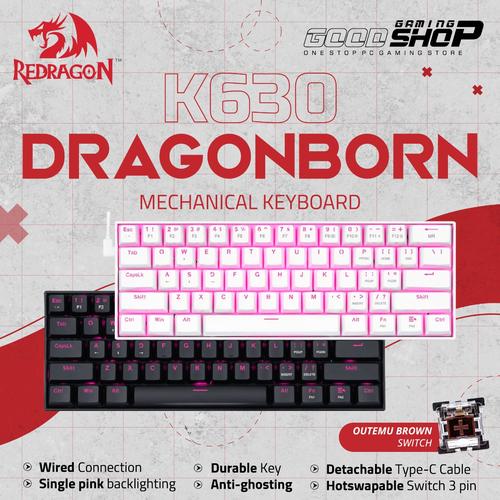 Jual Redragon DRAGONBORN - K630 Mechanical - Gaming Keyboard - K630 ...
