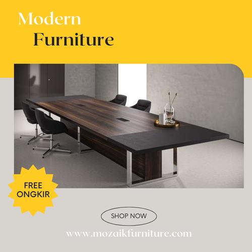 Jual meja meeting minimalis modern murah custom - Jakarta Timur ...