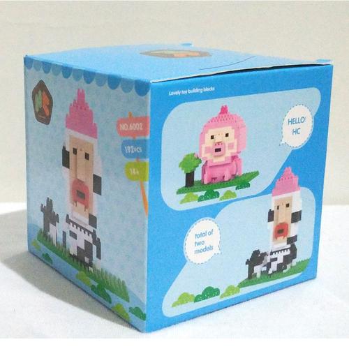 Jual Nanoblock NanoBrick besar Mr Sapi - Nano block murah Mister Cow ...