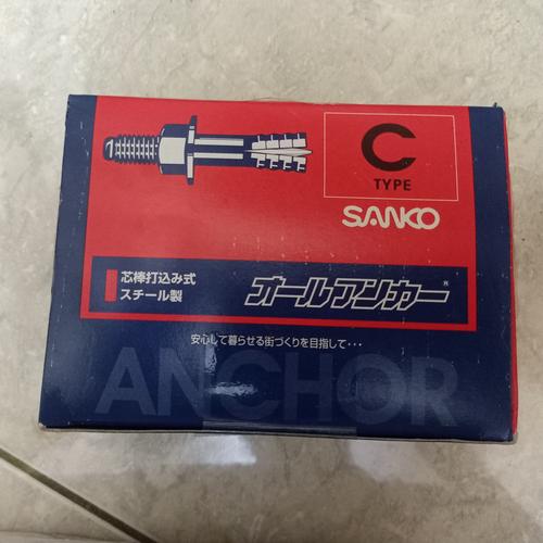 Jual high anchor sanko m10 × 60 dynabolt ketok hit angkur galvanis 10x60 - Jakarta Barat ...