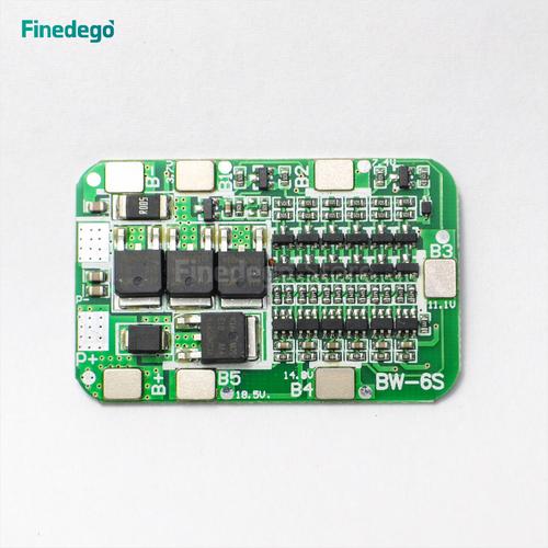 Jual Modul BMS 6S 24V 15A baterai Lithium 18650 Module Protection Board ...