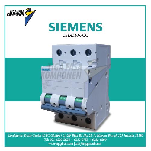 Jual Mcb 3P 10A Siemens 10kA 5SL4-310-7CC --ABB Schneider Hager-- - Jakarta Barat - Tigafasa ...