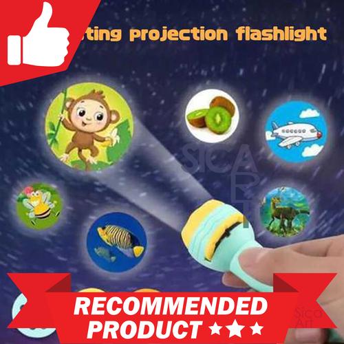 Jual Senter Mainan Anak Lampu Proyektor Gambar - Jakarta Barat - Sica ...