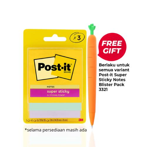 Jual 3M Post-it Super Sticky, Notes, 3321-3SSJP SWT, 2x Lebih merekat ...