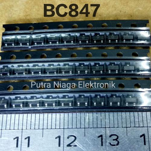 Jual Transistor SMD BC847 SOT-23 NPN sot23 Code marking : 1F - Kode 1F ...