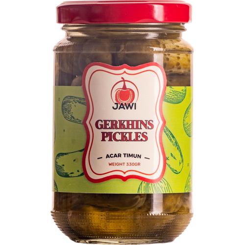 Jual Gherkin Pickles Jawi Farm 330gr (acar timun) - Kota Bandung - Jawi ...