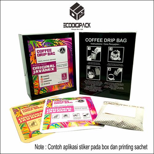 Jual CUSTOM FULL PRINTING OUTER BOX COFFEE DRIP BAG / KARDUS KEMASAN ...
