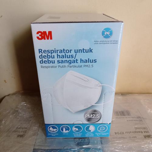 Jual 3M kf94 Original. Masker Anti debu (Putih) Uk. 1box isi 20 ...