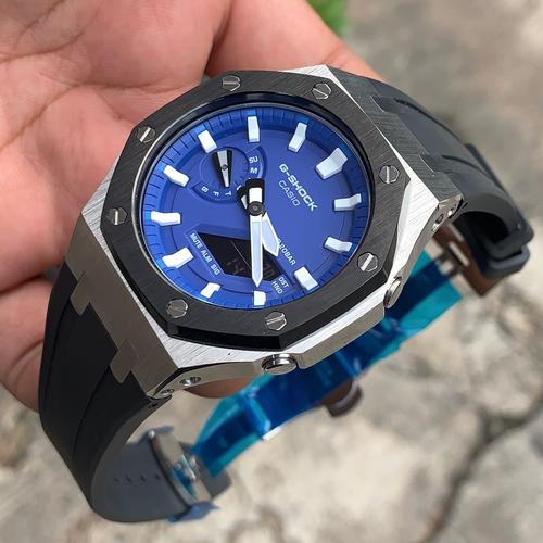 Jual Casio G-Shock GA-2100HC-2ADR Original Custom Gen 3 Silver List ...