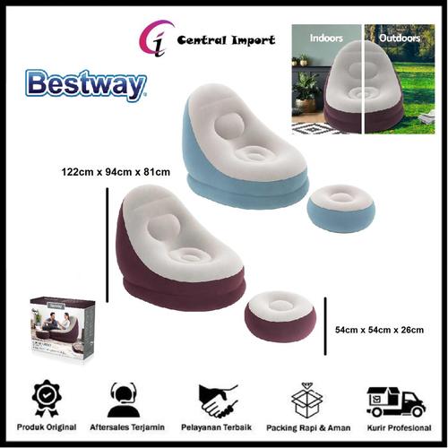 Jual Bestway Sofa Angin - Sofa Multifungsi - 1,22mx94cmx81cm- Bestway ...