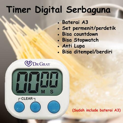 Jual DIGITAL KITCHEN TIMER / ALARM MASAK DAPUR OTOMATIS ON-OFF / TIMER ...