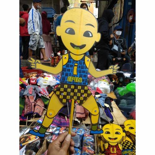 Jual wayang upin ipin, wayang mainan,wayang karakter,boneka wayang ...