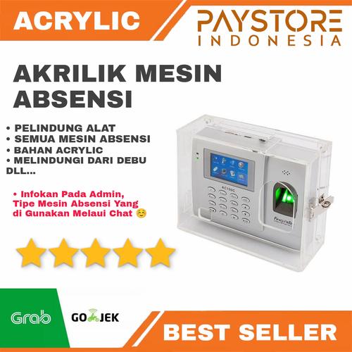 Jual Casing Mesin Absensi Akrilik Mesin Absen Mika Solution Fingerprint ...