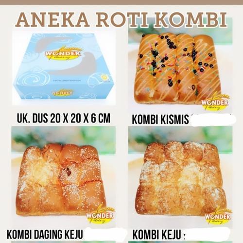 Jual roti kombi kotak besar wonder bakery - aneka isian - Coklat ...