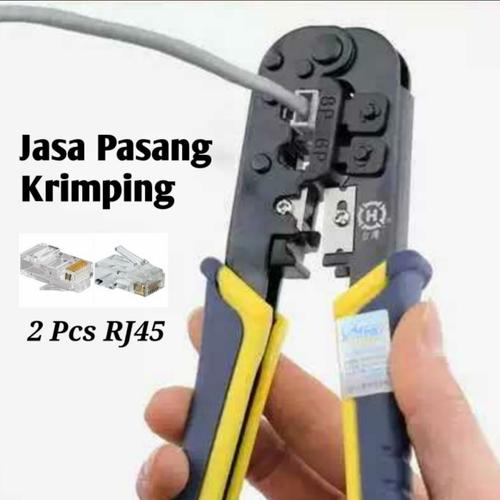 Jual Pemasangan RJ45 , KRIMPING RJ45 untuk kabel LAN UTP STP - Kota ...
