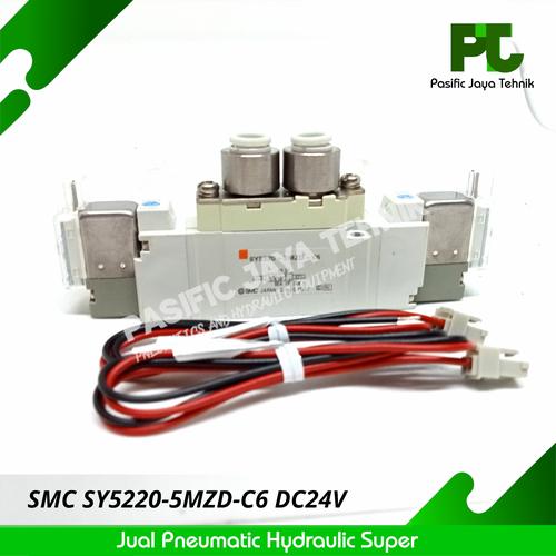 Jual Solenoid valve 24v SMC SY5220-5MZD-C6 2 Position Double SY Series - Jakarta Barat - Pasific ...