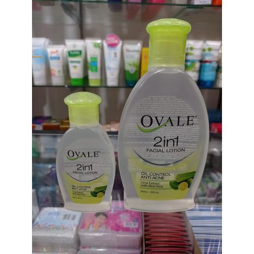 Jual OVALE - 2in1 Facial Lotion Oil Control Anti Acne 60 ml dan 200 ml ...