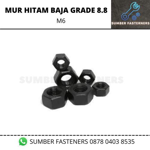 Jual Mur M6 Baja Hitam Grade 8.8 - Jakarta Utara - sumber fasteners ...