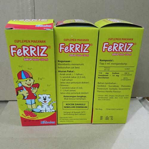 Jual FeRRIZ Sirup 100ml - Jakarta Timur - POR farma | Tokopedia