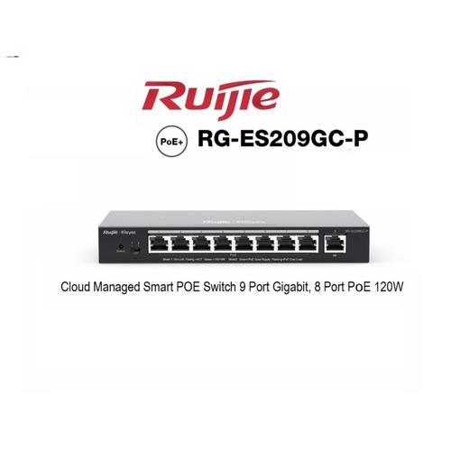 Jual Ruijie Reyee RG-ES209GC-P Cloud Managed 9 Port Gigabit PoE+ Switch ...