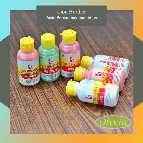 Jual Pasta Perisa Pewarna Makanan Lion Brothers 60g 16 Varian READY ...