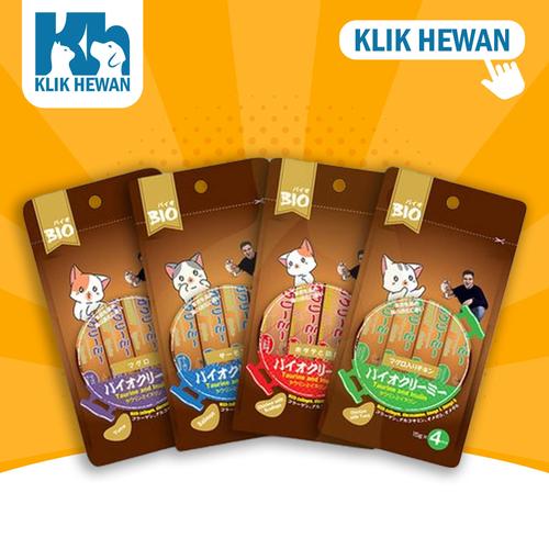 Jual Makanan Kucing Bio Creamy Treats 60 Gram / Snack Kucing Basah Bio ...