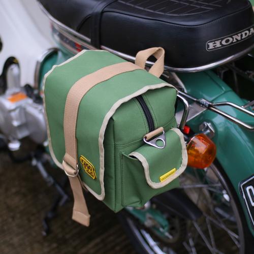 Jual SIDEBAG MOTOR KLASIK MINI PANNIER SIDE BAG MOTIF HIJAU KLASIK ...