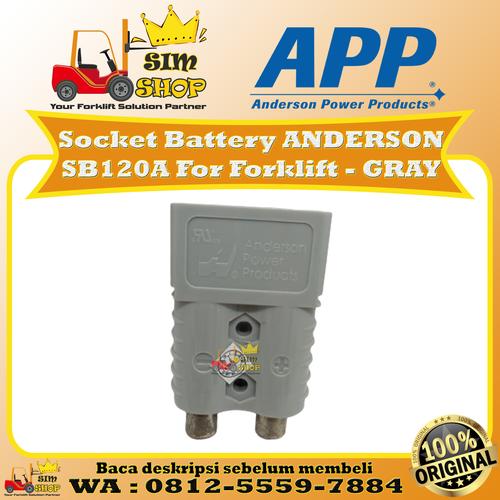 Jual Socket Battery ANDERSON SB120A For Forklift - GRAY - Kota ...