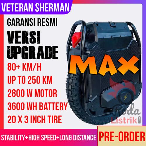 Jual Veteran Sherman MAX EUC Electric Unicycle Scooter Listrik Roda ...
