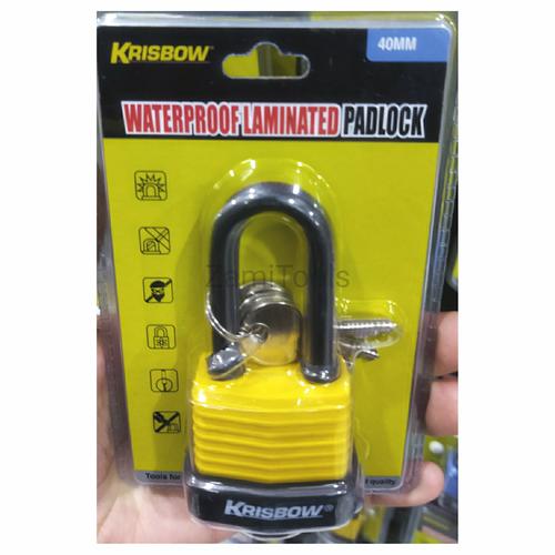 Jual Gembok Krisbow Tahan Air Leher Panjang 40mm - Biru - Kab. Bekasi ...