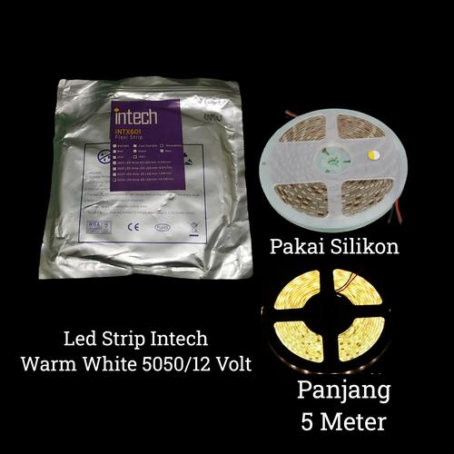Jual Lampu LED Strip Intech 5050 Warm White 12 Volt 5 Meter - Kota ...
