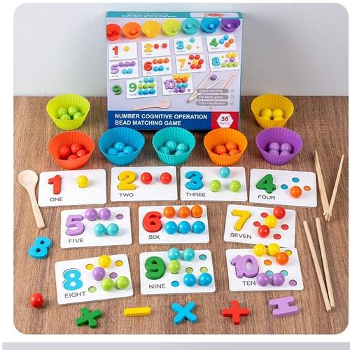Jual Mainan edukasi - belajar angka berhitung math - sorting matching ...