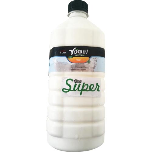 Jual Yoghurt Super Varian Buah Asli Yoguri 1 Liter - Strawberi - Kota ...
