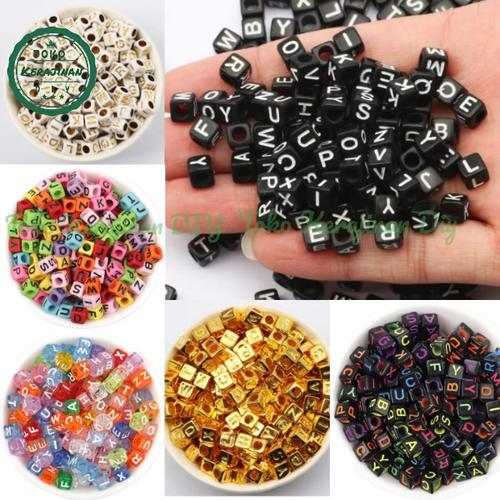 Jual Manik Manik Huruf Kotak Mote Huruf Abjad Balok Mute Alfabet Dadu ...