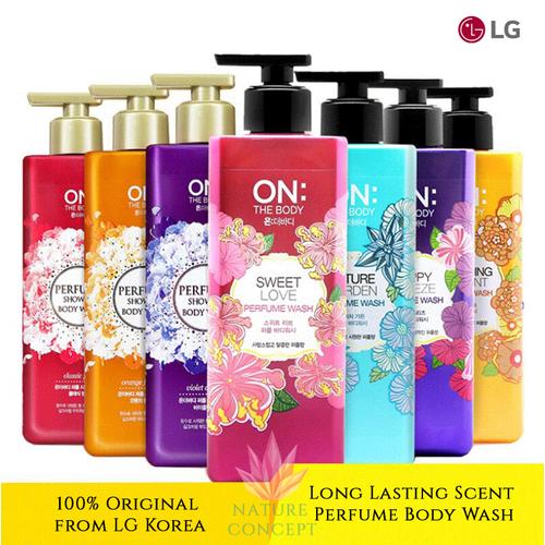 Jual LG ON THE BODY Long Lasting Perfume Body Wash asli KOREA Sabun ...