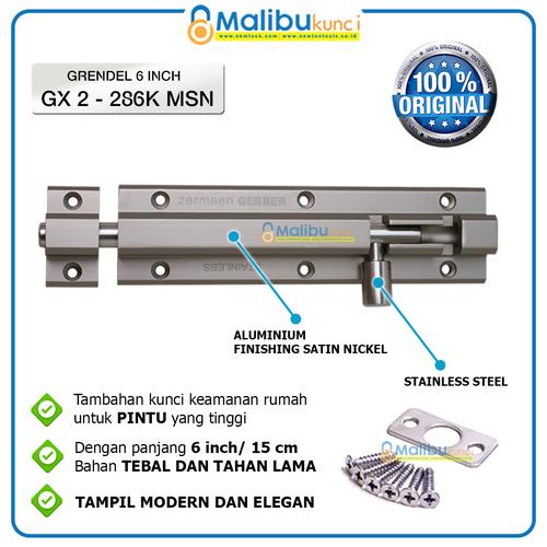 Jual GX 2 286K 6" MSN -GRENDEL JENDELA PINTU, GRENDEL PINTU KAYU ...