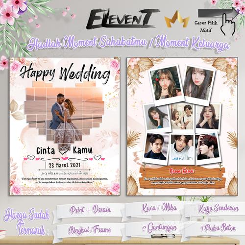 Jual Bingkai Foto Unik Custom Happy Birthday Graduation Anniversary ...
