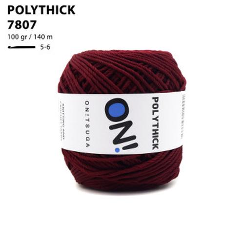 Jual POLY THICK ONITSUGA BENANG RAJUT POLI (Polyester Yarn) - POLYTHICK ...