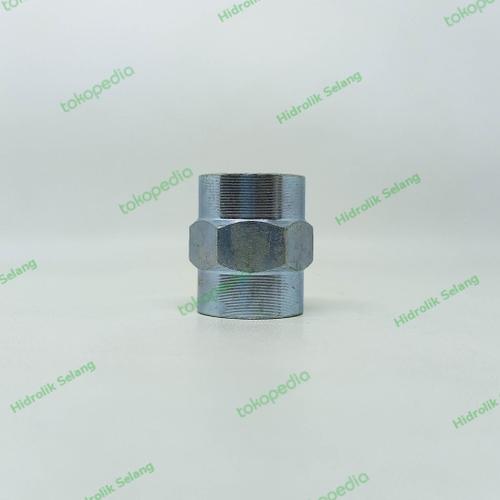 Jual Socket Female Thread Coupling Hydraulic Sock Drat Dalam 3/8" Inch ...