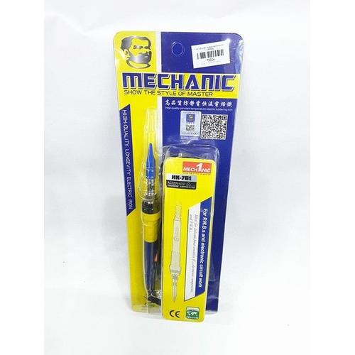 Jual Original Mechanic HK 761 Solder Tangan Soldering Iron Plus Stand ...