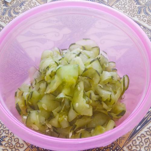 Jual Kyuri Asazuke, Kyuri Tsukemono, Acar Timun Japan - Rasa Garam - Kab. Gianyar - Dapur Meyou ...